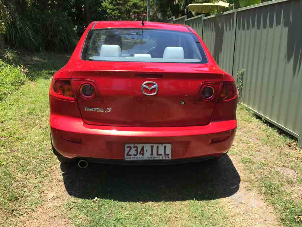 2004 Mazda 3 BK Neo Red 5 Speed Manual Sedan - Used Vehicle Sales
