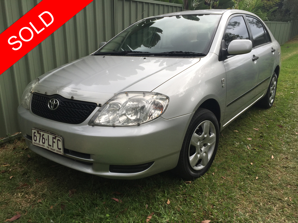 2004 Toyota Corolla ZZE122R Ascent Silver - Used Vehicle Sales