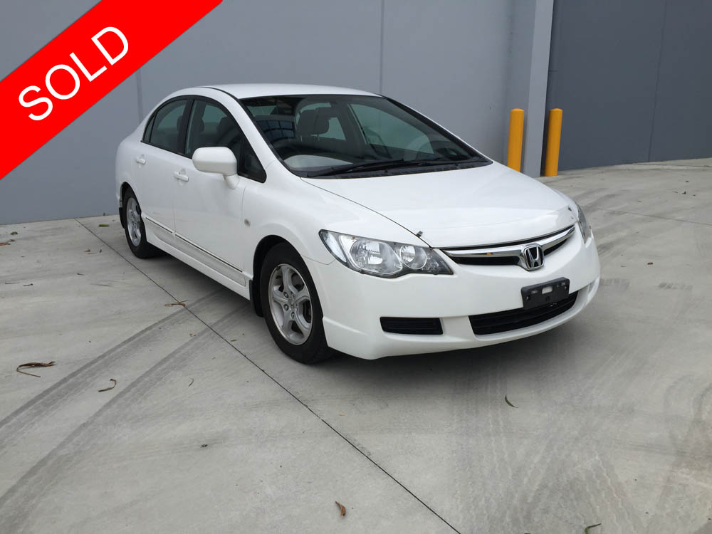 2006 Honda Civic Automatic Sedan White - Used Vehicle Sales