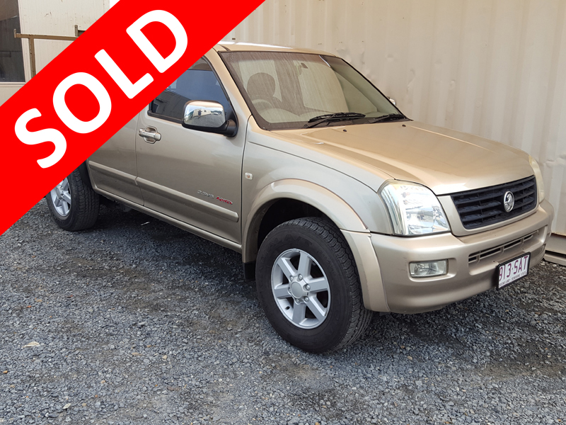 Dual Cab 4x4 Holden Rodeo 2005 Gold - Used Vehicle Sales