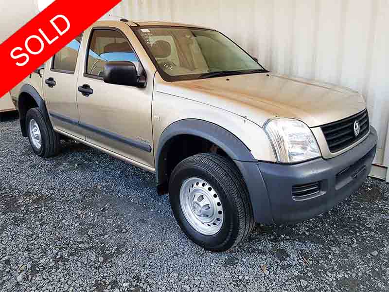 Dual Cab Ute 4x2 Manual Holden Rodeo 2005 Gold - Used Vehicle Sales