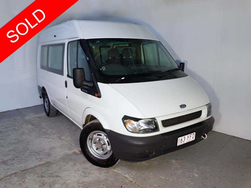 (SOLD) Turbo Diesel Mid Roof MWB 4 Door Ford Transit Van 2003