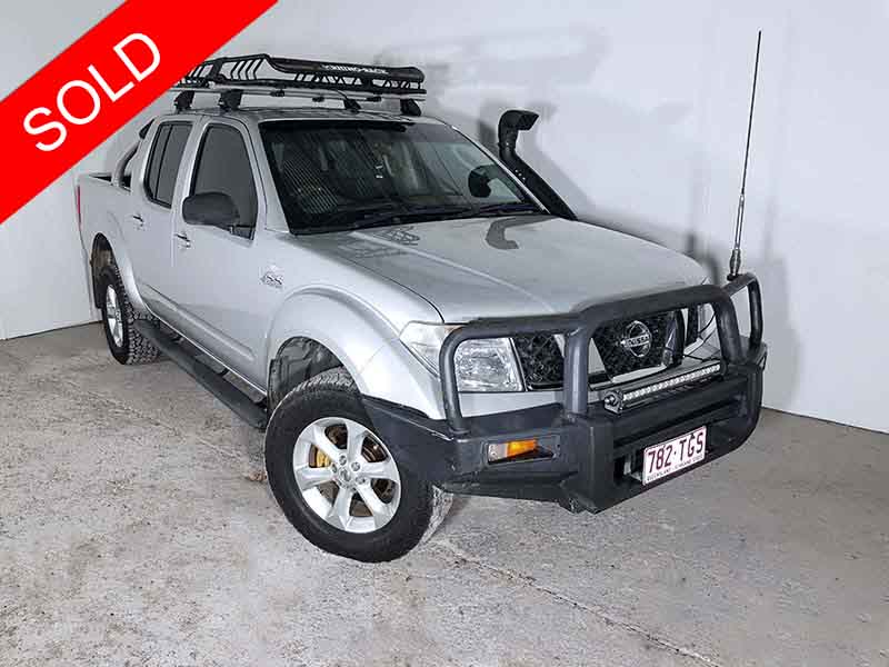 (SOLD) Automatic Turbo Diesel 4×4 Nissan Navara D40 Dual Cab 2006 Silver