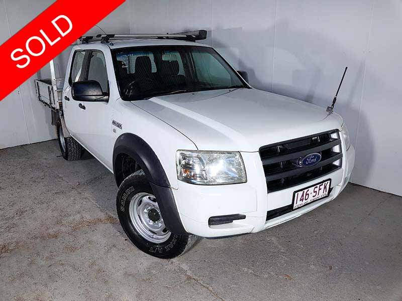 (SOLD) Turbo Diesel 4×4 Dual Cab Ute Ford Ranger 2007 White