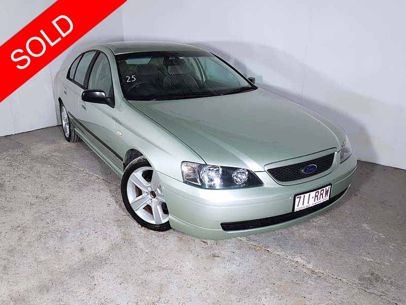 (SOLD) Automatic Ford Falcon BA XT Sedan 2003 Green | Used Vehicle Sales